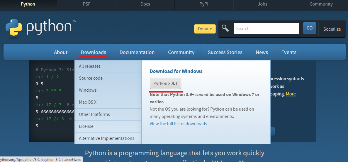 Python3.Xのインストール(Windows10) | ジョイタスネット